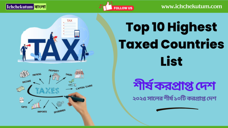 Top 10 Highest Taxed Countries List,শীর্ষ ১০টি করপ্রাপ্ত দেশ